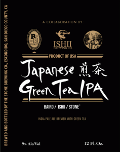 Japanese Green Tea IPA by Stone, Ishii, Baird Brewing debuts | BeerPulse