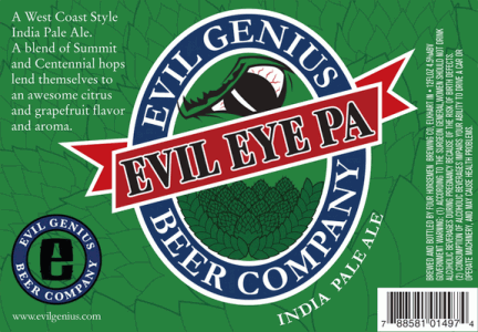 Evil Genius Evil Eye PA makes debut - BeerPulse