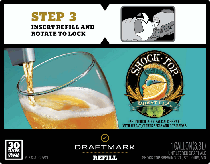 Shock Top Wheat IPA approved for Draftmark package | BeerPulse