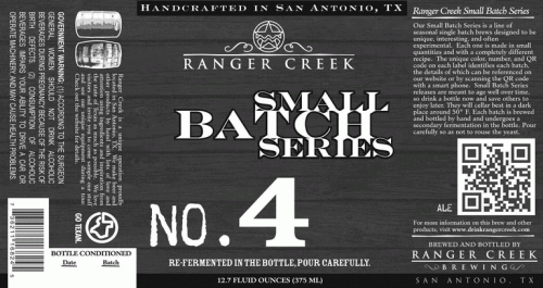 Ranger Creek Small Batch No. 4: brewery debuts first beer aged in own ...