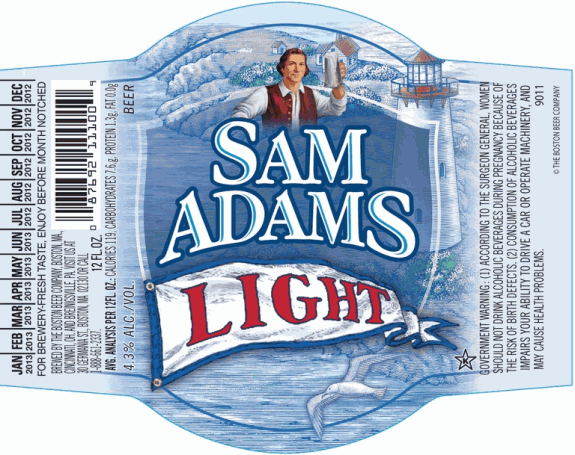 Samuel Adams Light - BeerPulse