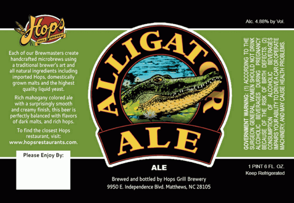 Hops Alligator Ale - BeerPulse