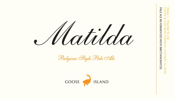 Goose Island - 765ml Matilda / Sophie | Community | BeerAdvocate