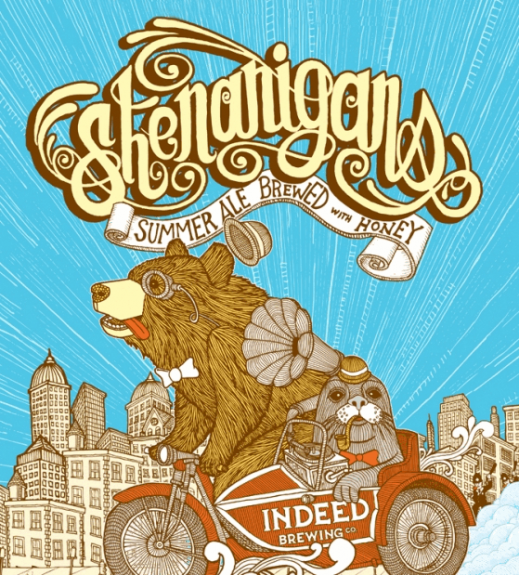 Indeed Shenanigans Summer Ale 12 oz. cans debut in late May - BeerPulse