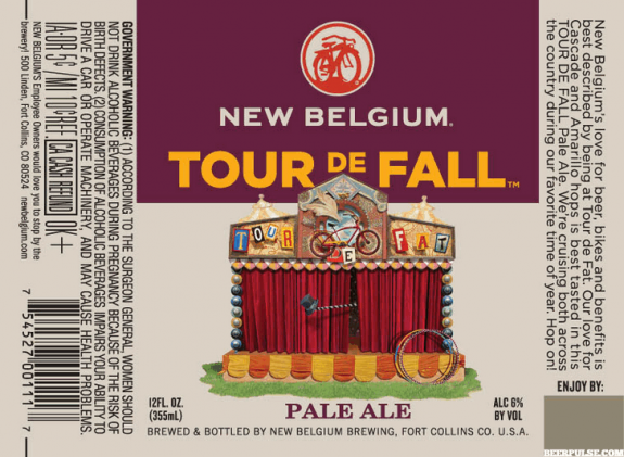 New Belgium Tour de Fall Pale Ale - BeerPulse