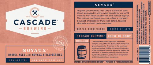 Cascade Brewing debuts new branding with release of Sang du Chêne ...