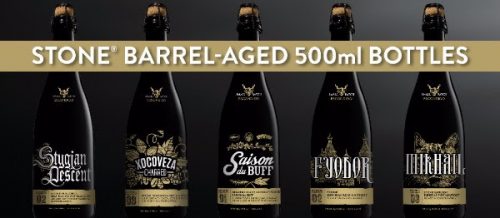 Stone Brewing Co. corks 2017 with five barrel-aged small batch beers ...